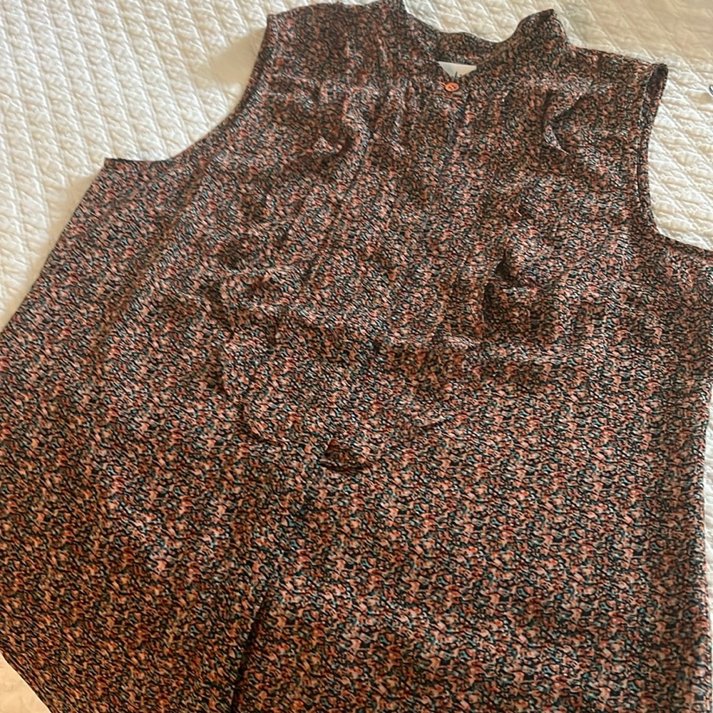 Cabi Tuxedo Front Sleeveless Top - Gem